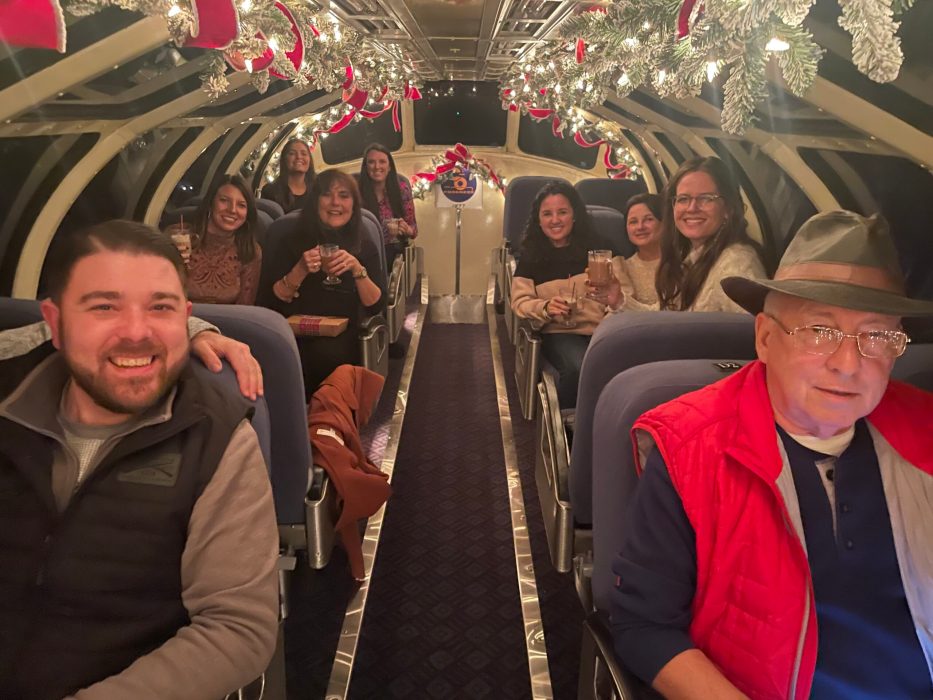 Holiday Nightcap with St. Nick on the C&O Dome Car