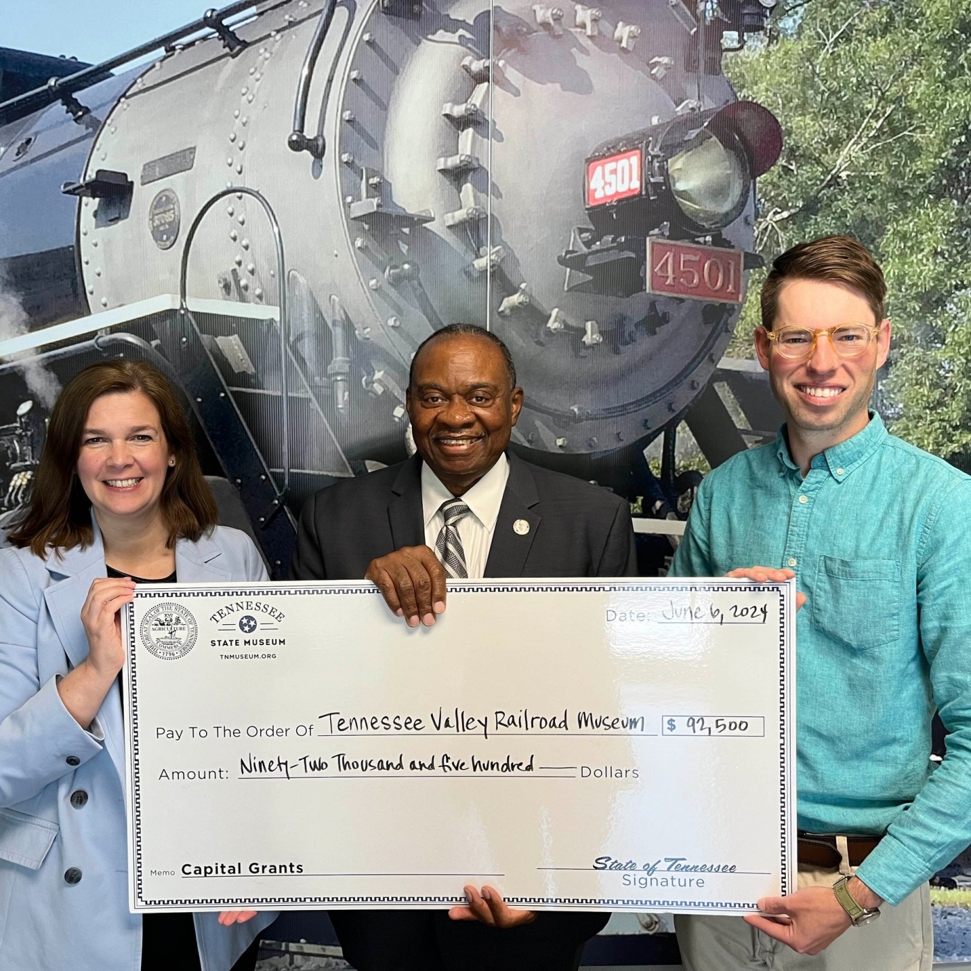 TVRM Awarded Capital Grant