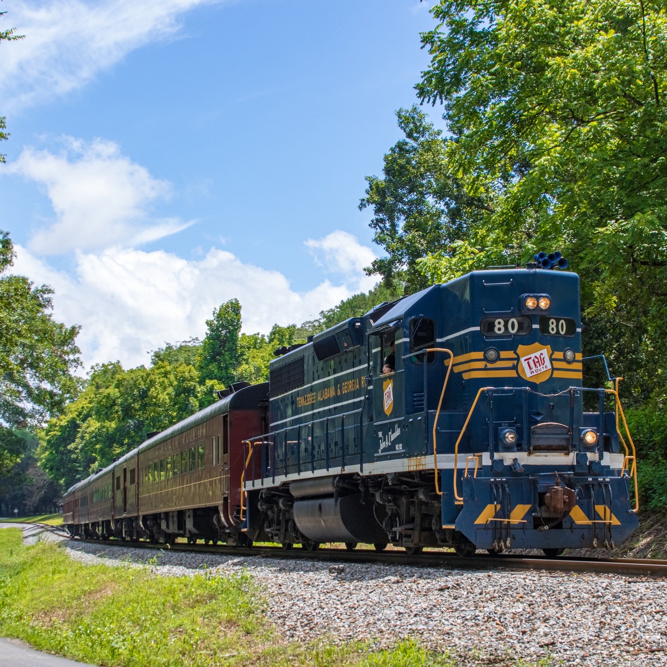 August Train Rides at Tennessee Valley Railroad Museum